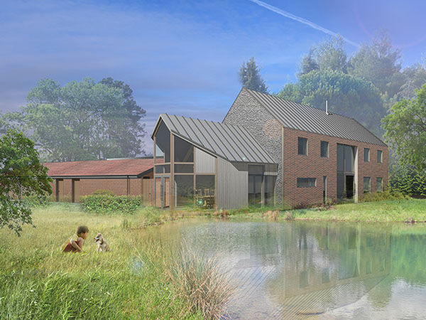 Private House at Lower Farm Architectural Case Study From Feilden+Mawson