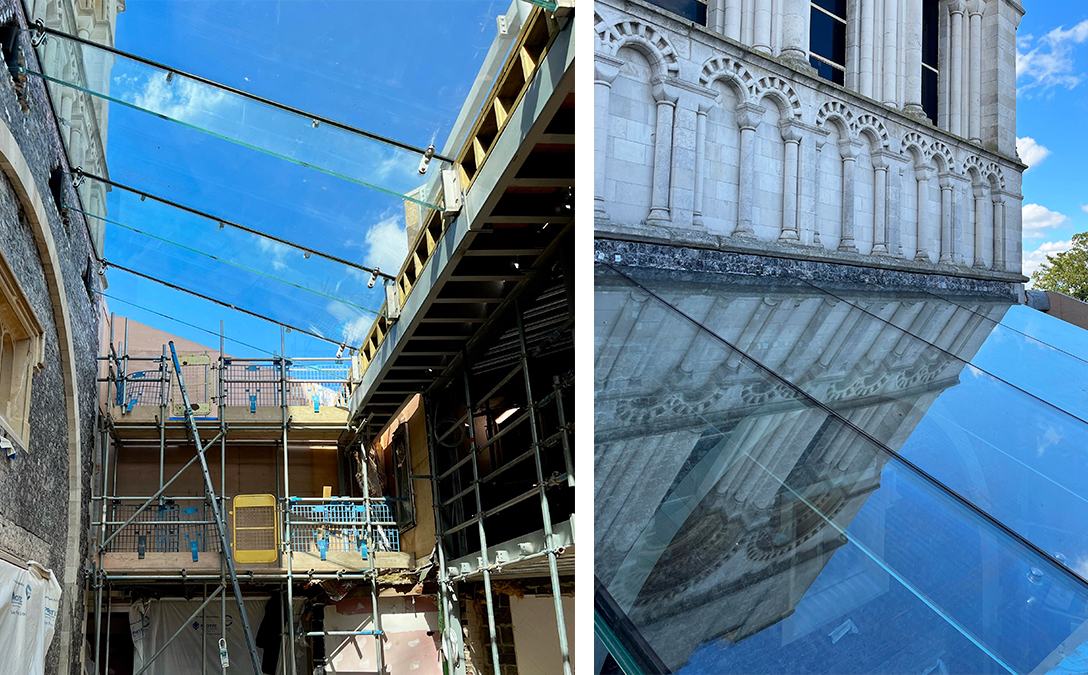 Norwich Castle Atrium Glass News | Feilden+Mawson Architects