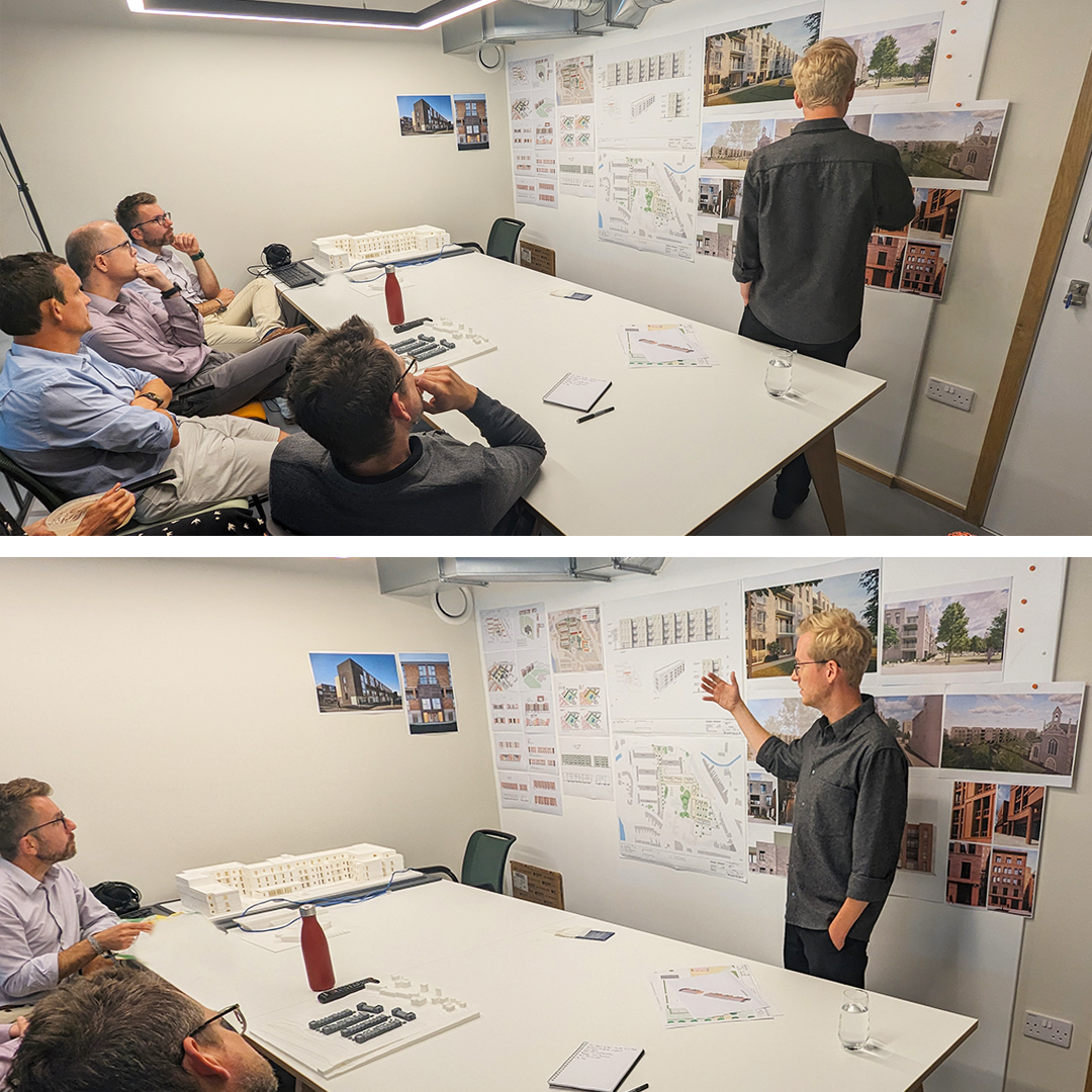 Design Review: Hillington Square News | Feilden+Mawson Architects